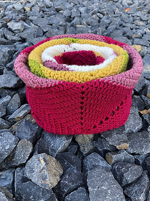 Ravelry: Stacking Hexagon Baskets pattern by Michelle Westlund