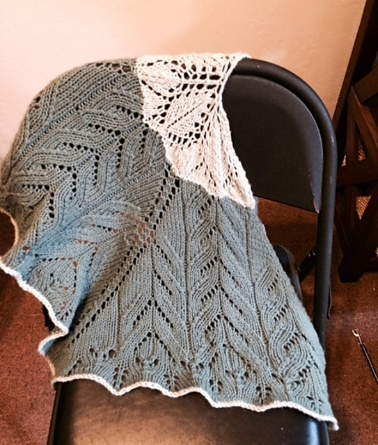 Ravelry: Clear Creek Shawl pattern by Madeleine Ballard