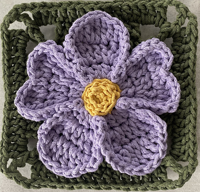 Ravelry: Anemone (Windflower) Granny Square pattern by Anna Lisek