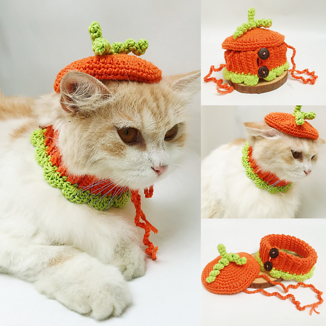 Ravelry: Pumpkin Hat And Scarf pattern by Arya Nguyen