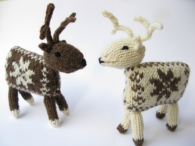 Ravelry: Knitted Reindeer pattern by Linda Regel