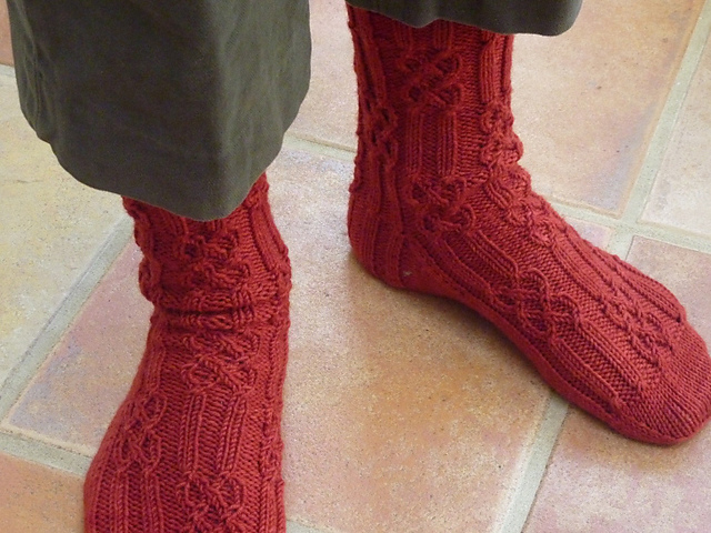 Ravelry: Eminence Rouge Socks pattern by Madeleine Fitzgerald