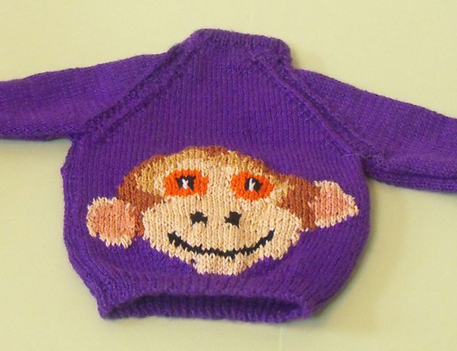 Ravelry: CHESTER CHIMPANZEE JUMPER pattern by Christine Grant