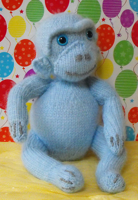 Ravelry: NURSERY MONKEY TOY pattern by Christine Grant