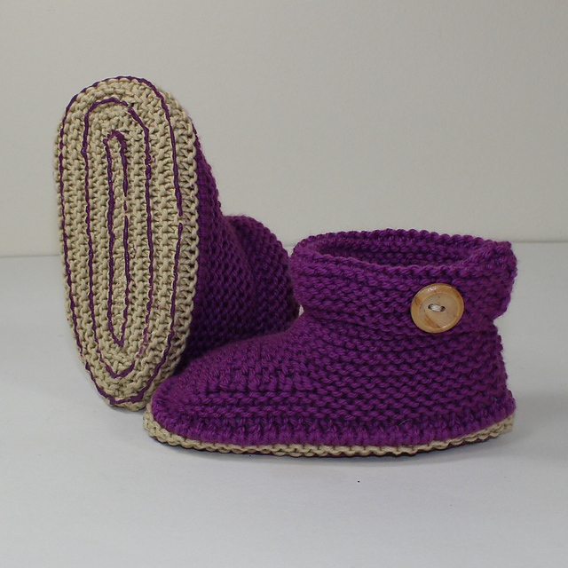 Ravelry: Toddler One Button Ankle Boots pattern by Christine Grant