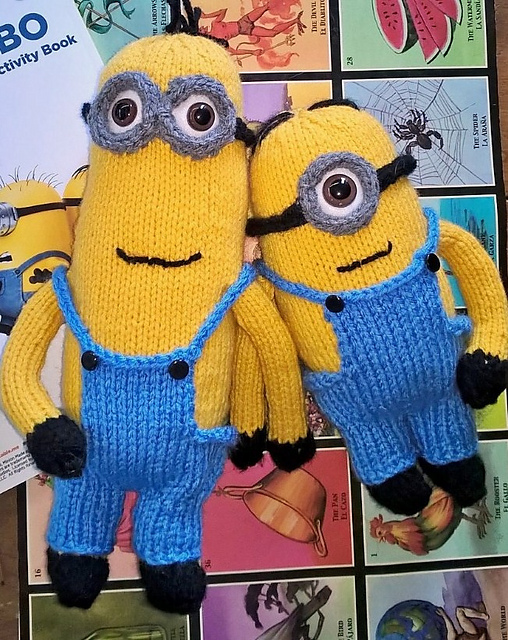 Ravelry: madstitchinghag's kevin and stuart