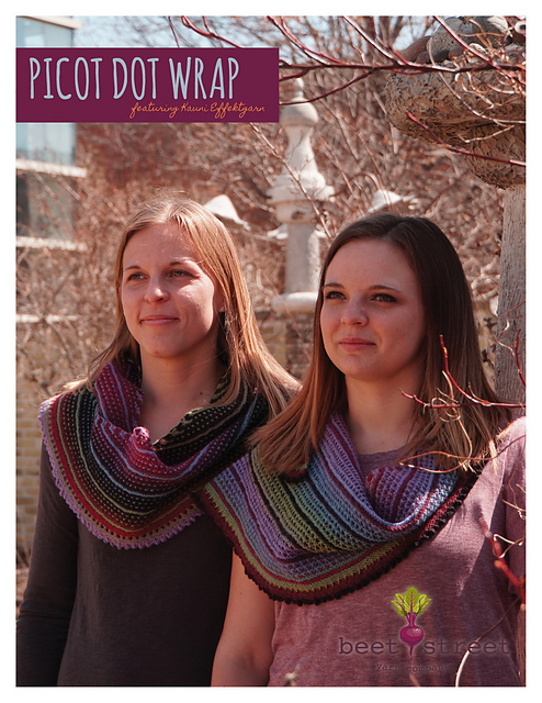 Ravelry: Picot Dot Wrap pattern by Cheryl Zuccaro