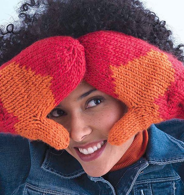 Ravelry: Heart-in-Hand Mitts pattern by Mags Kandis