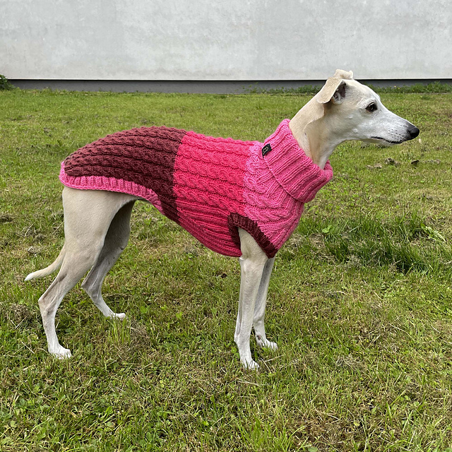 Ravelry: Dog Sweater ASHA CABLE pattern by Majda Smolnikar
