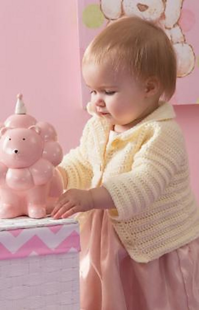 Ravelry: Cosy Baby Cardigan pattern by Sharon Mann