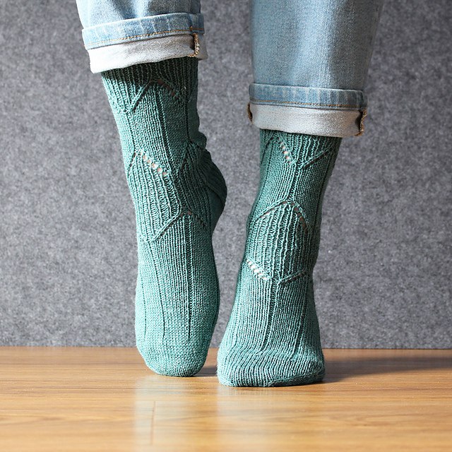 Ravelry: Pinecone Socks pattern by Lisa Hannes