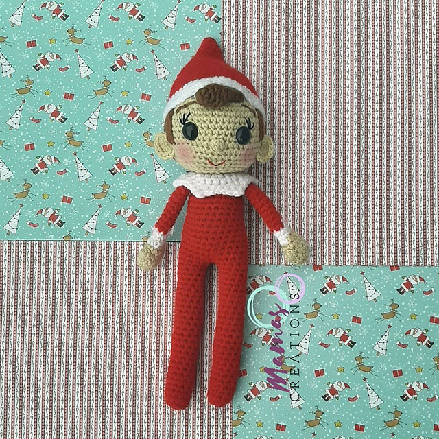 Ravelry: Sparkles The Shelf Elf pattern by Melanie Mullally