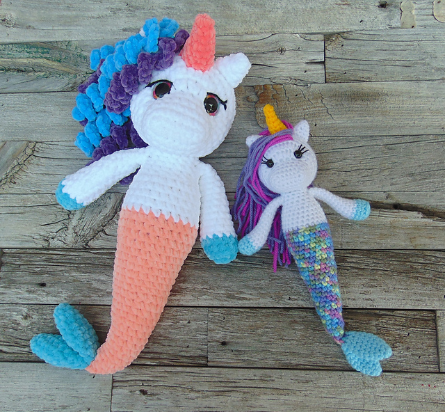 Ravelry: Little Low Sew Mermacorn pattern by Melanie Mullally