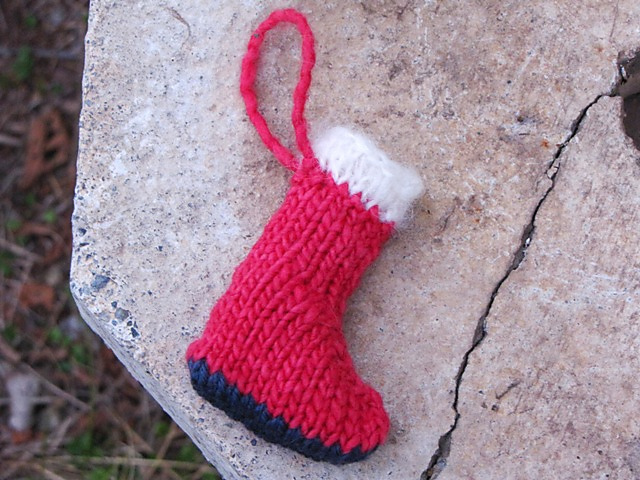 Ravelry: Santa Boot Ornament pattern by Linda Dawkins