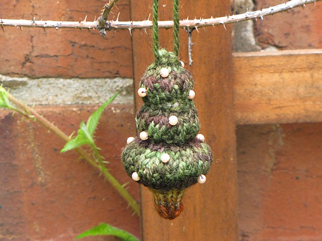 Ravelry: Christmas Topiary Tree Ornament pattern by Linda Dawkins