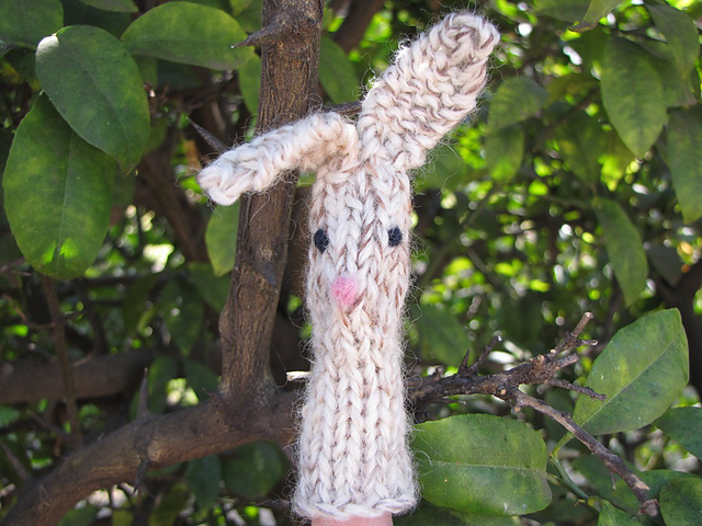 Ravelry: Bunny Rabbit Finger Puppet pattern by Linda Dawkins