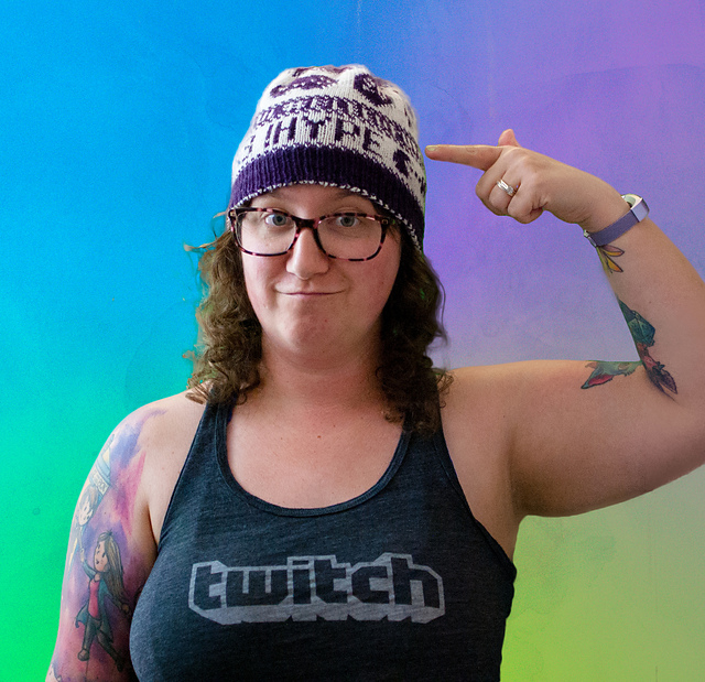 Ravelry: Bleed Purple Hat pattern by Mandy Bee