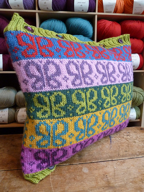 Ravelry: Butterfly Cushion pattern by Manfield Crafts