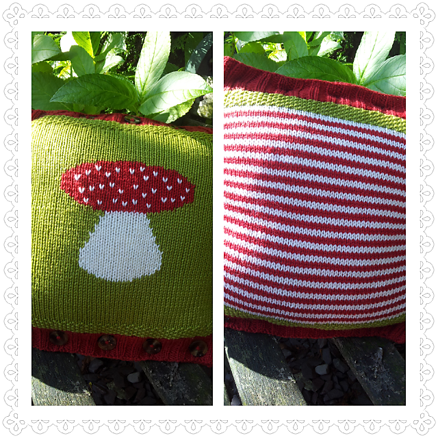 Ravelry: Toadstool Cushion pattern by Manfield Crafts