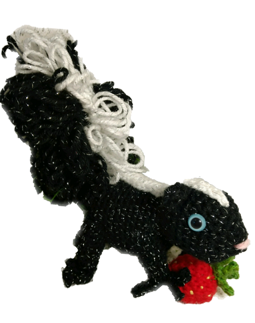 Ravelry: Mickey Blue Eyes Skunk pattern by Manic Yarn