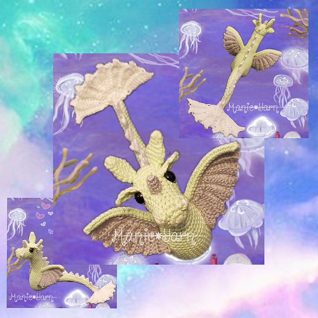 Ravelry: Kringle the Water Dragon pattern by Manic Yarn