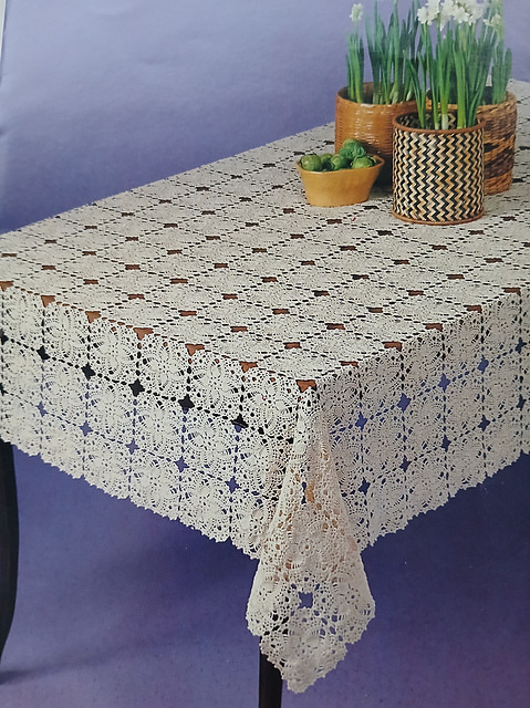 Ravelry: A-1009 Tablecloth pattern by Coats & Clark