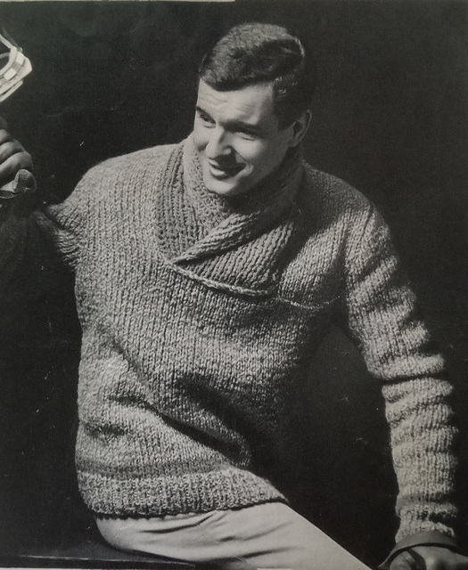 Ravelry: 3304 Pullover with Rolled Collar pattern by Reynolds Yarns