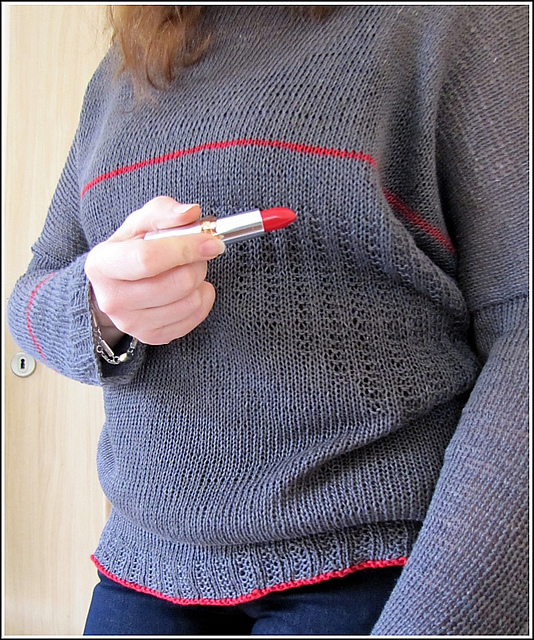 Ravelry: Thin red Line pattern by Małgorzata Rak