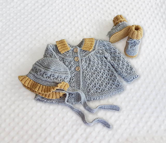 Ravelry: Angel Lace Baby Layette pattern by Marcelline Simonotti