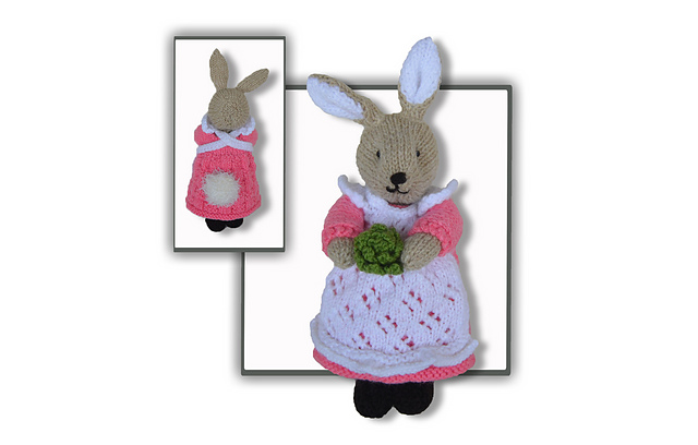 Ravelry: Beatrix Flufftail Rabbit Toy pattern by Marcelline Simonotti