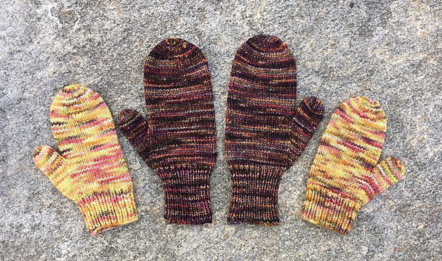 Ravelry: Basic Worsted Weight Mitten for the Family pattern by Marci ...