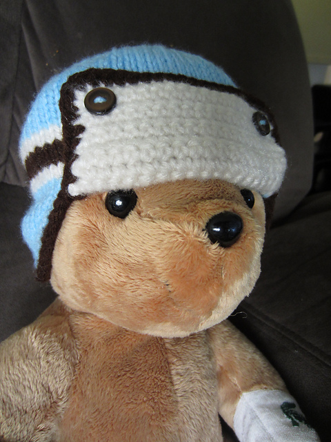 Ravelry: Fusion Newborn Bomber Hat pattern by Marcie Moore