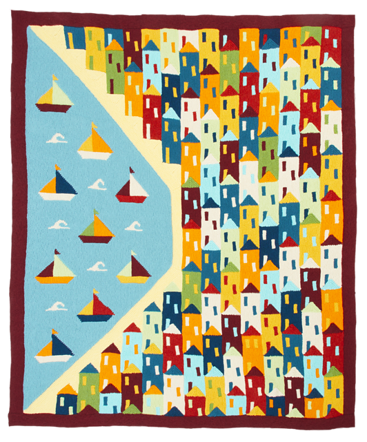 Ravelry: Oceanfront Blanket pattern by Margaret Holzmann