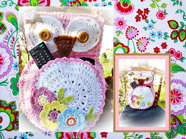 Ravelry: Estellita Remote Control Holder pattern by Maria Manuel