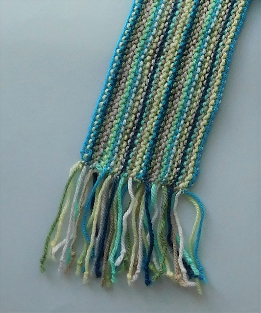 Ravelry: Sideways Scrappy Scarf pattern by marianna mel