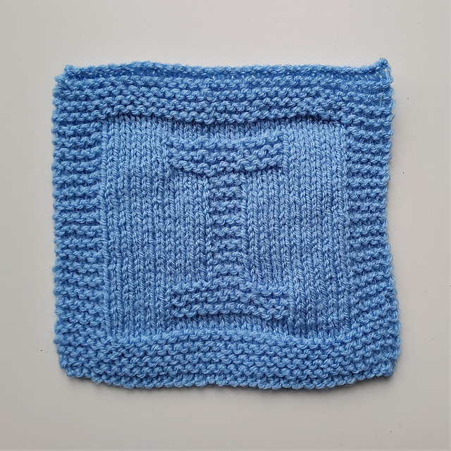 Ravelry: Letter Square - Letter I pattern by marianna mel