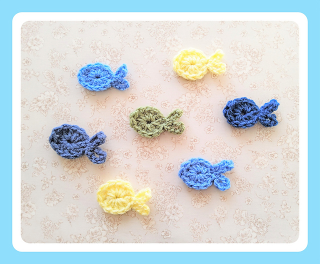 Ravelry: Easy Little Fish Applique pattern by marianna mel