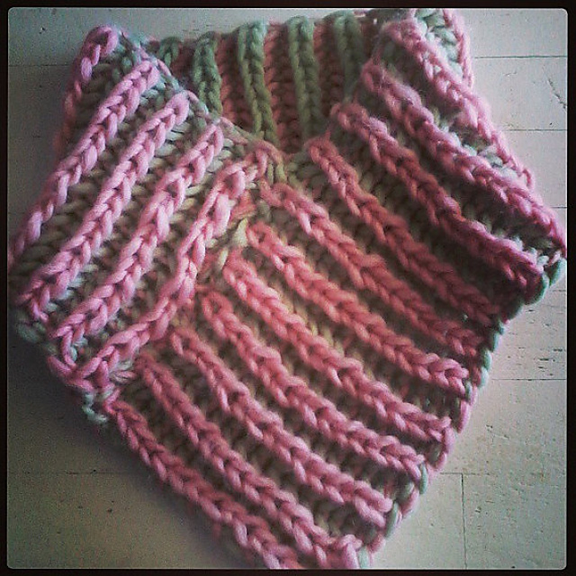 Ravelry: Brioche Neck Poncho pattern by Maria Zilakou