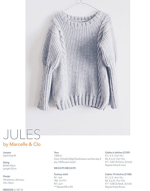 Ravelry: Jules pattern by Marcelle et Clo