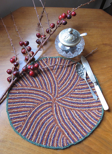 Ravelry: Garter Stitch Stripe Table Mat pattern by Marie Wallin