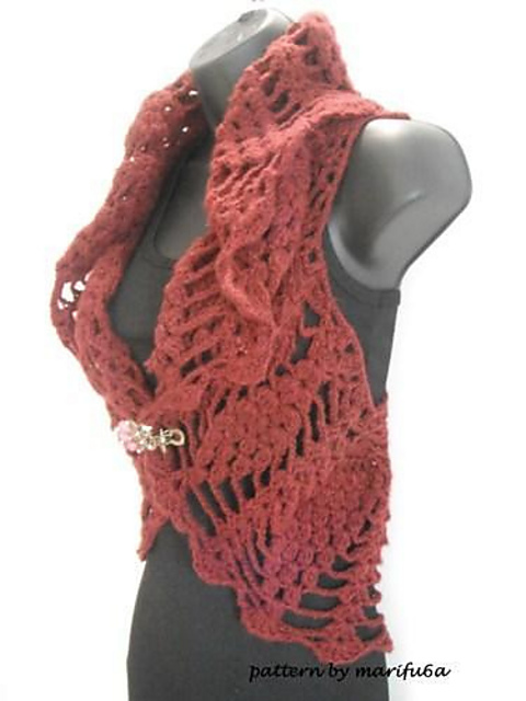 Ravelry: Elegant bolero pattern by Marina Zvirgzdina