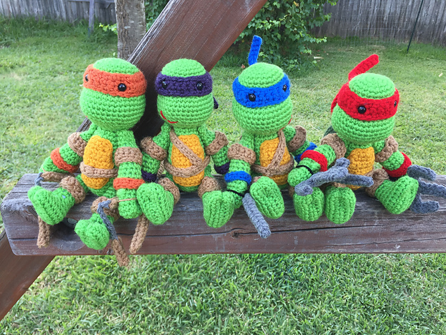 Ravelry: Ninja Turtles pattern by marillionjade24