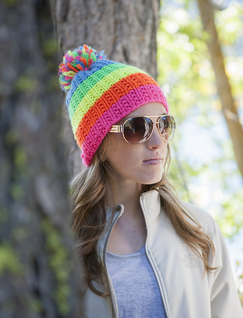 Ravelry: Neon Jungle Hat pattern by Kristen Ashbaugh-Helmreich