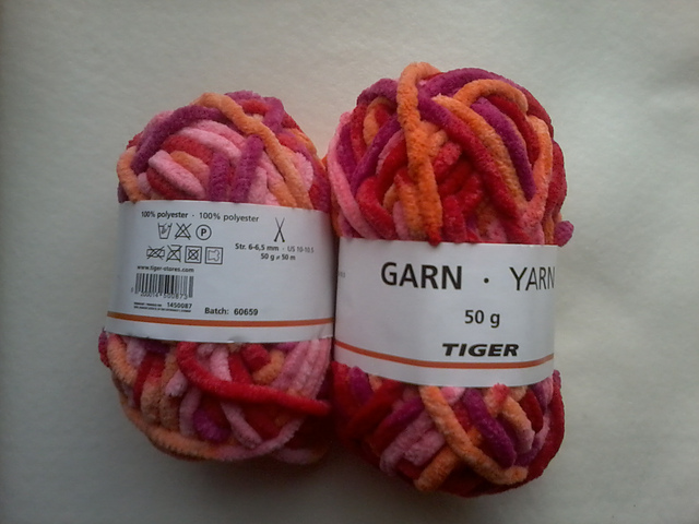 Ravelry: Tiger Garn/Yarn (Chenille)