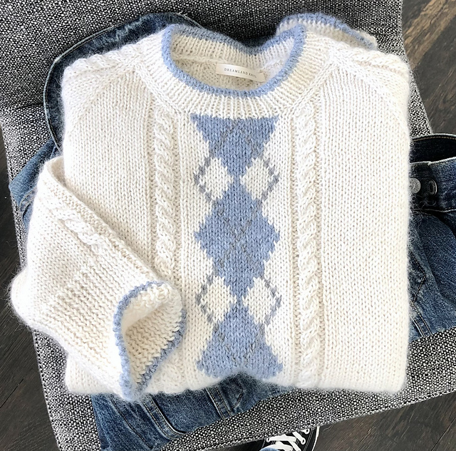 Ravelry: Love For Argyle Sweater 2 pattern by Marjolijn Reuter