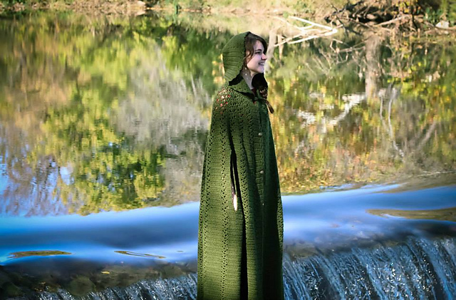 Ravelry: marla3206's Long Hooded Cape