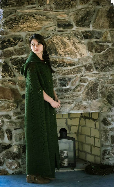 Ravelry: marla3206's Long Hooded Cape