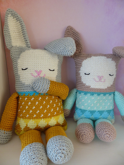 Ravelry: Stuffed toy rabbit pattern by Marlies Madeleen