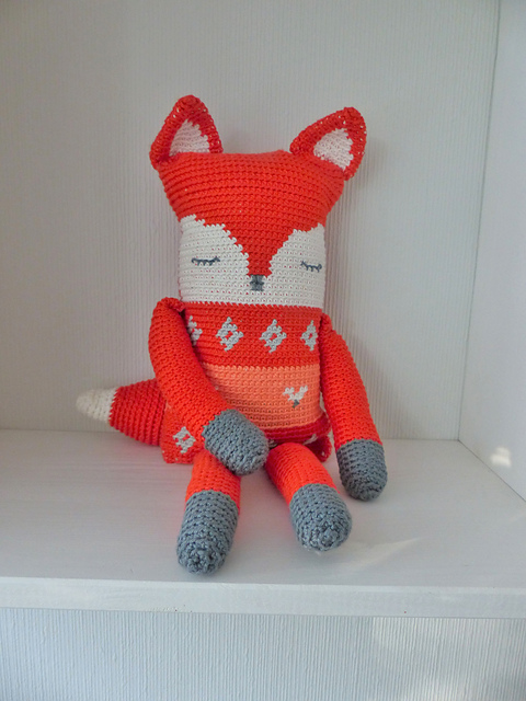 Ravelry: Stuffed toy fox pattern by Marlies Madeleen