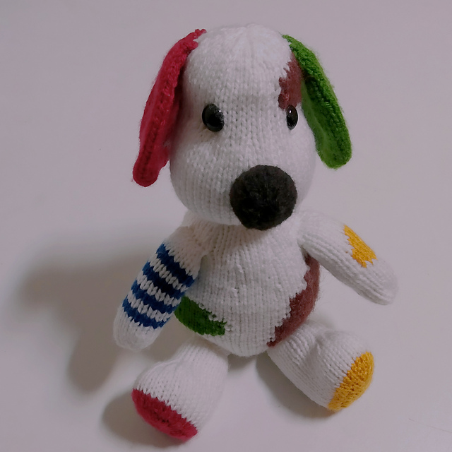 Ravelry: maromago's Colourful patchy dog
